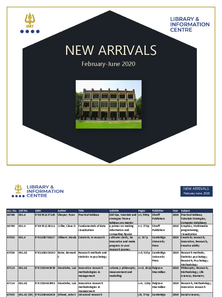 New Arrivals Books Feb Jun 2020 | PDF | Artificial Intelligence | Intelligence (AI) & Semantics