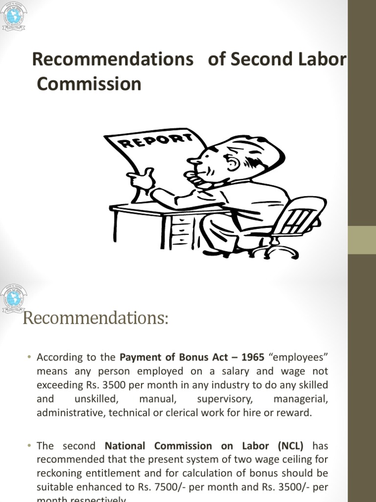 1.3 Main Recommendations of The Second National Labour Commission | PDF ...