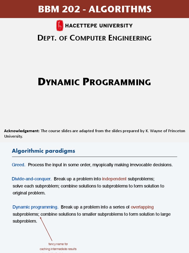 Dynamic Programming | PDF Dynamic Programming | PDF
