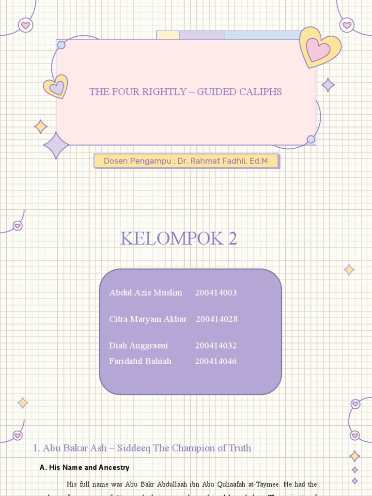 Kel 2 Khalifah | Download Free PDF | Umar | Ali