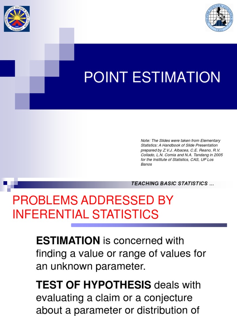 Point Estimation Techniques for Population Parameters | PDF | Estimator | Mean Squared Error