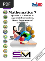 Mathematics: Quarter 2 - Module 4: Algebraic Expressions | PDF ...