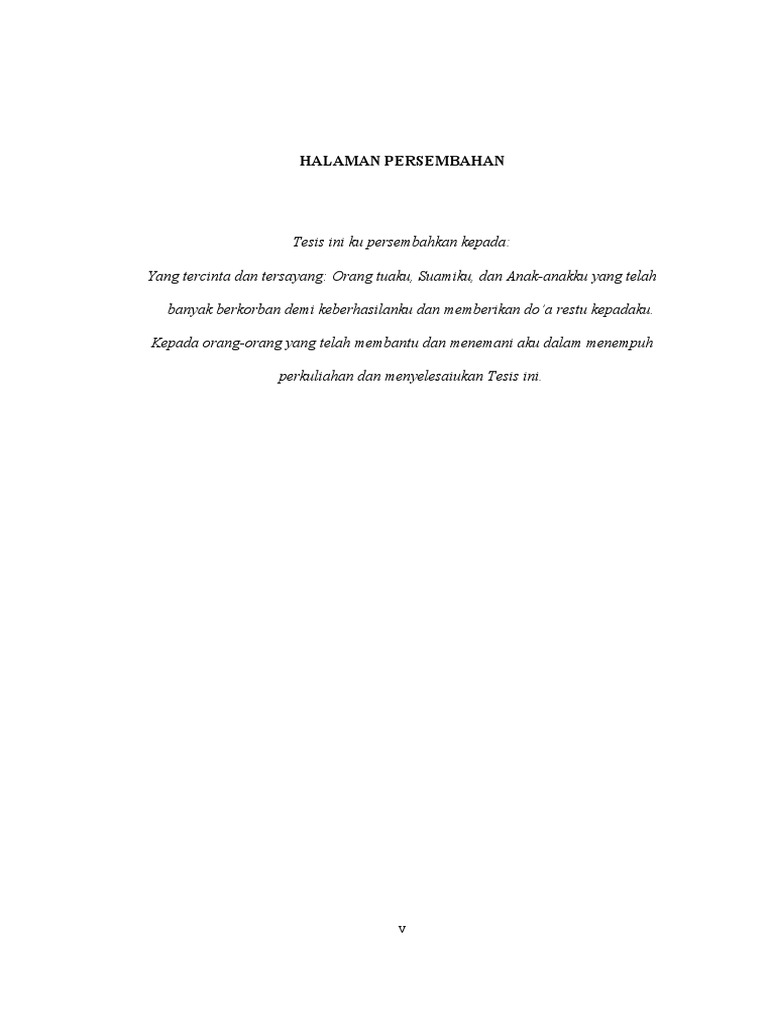 Halaman Persembahan | PDF