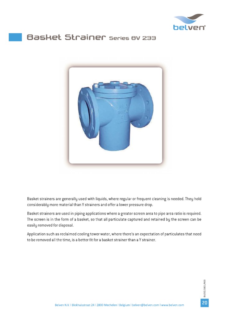 BV233 - Basket Strainer | PDF