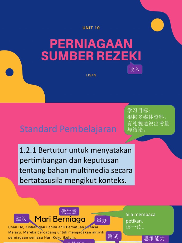 Unit 19 Perniagaan Sumber Rezeki | PDF