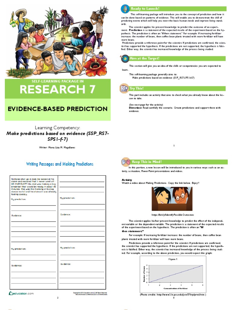 SLM RESEARCH 7 Week 6 Evidence Based Prediction | PDF | Prediction ...