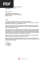 PDEA Application Letter | PDF