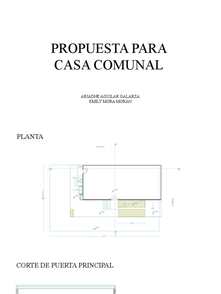 Propuesta para Casa Comunal | PDF