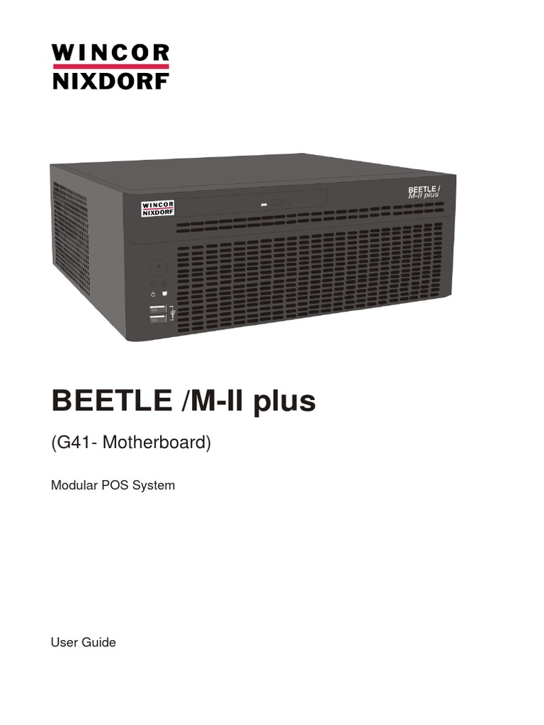 Wincor Nixdorf BEETLE M-II Plus G41 | PDF