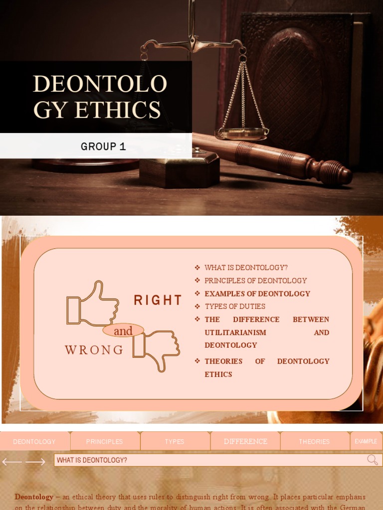 Deontology Ethics | PDF | Morality | Immanuel Kant