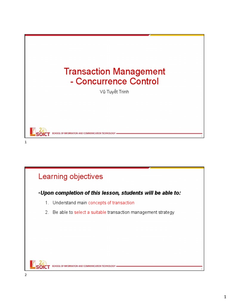 Slides11 Transaction CC | PDF | Database Transaction | Acid