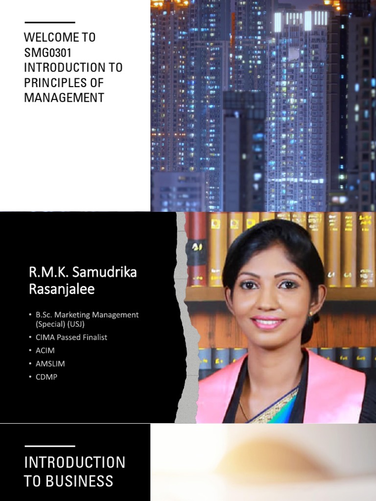 Intro to Management Principles | PDF | Business | Finance & Money ...