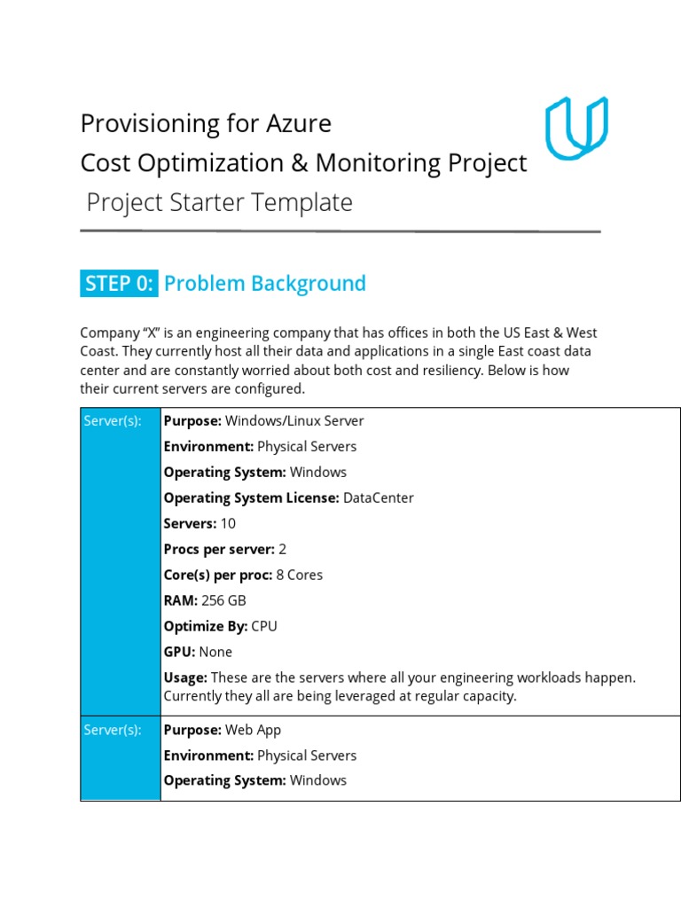 Azure Cand c2 Project Starter Template | PDF | Microsoft Sql Server ...