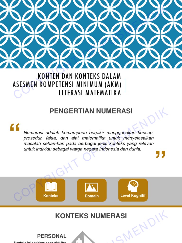 Konten Dan Konteks Lit Math | PDF