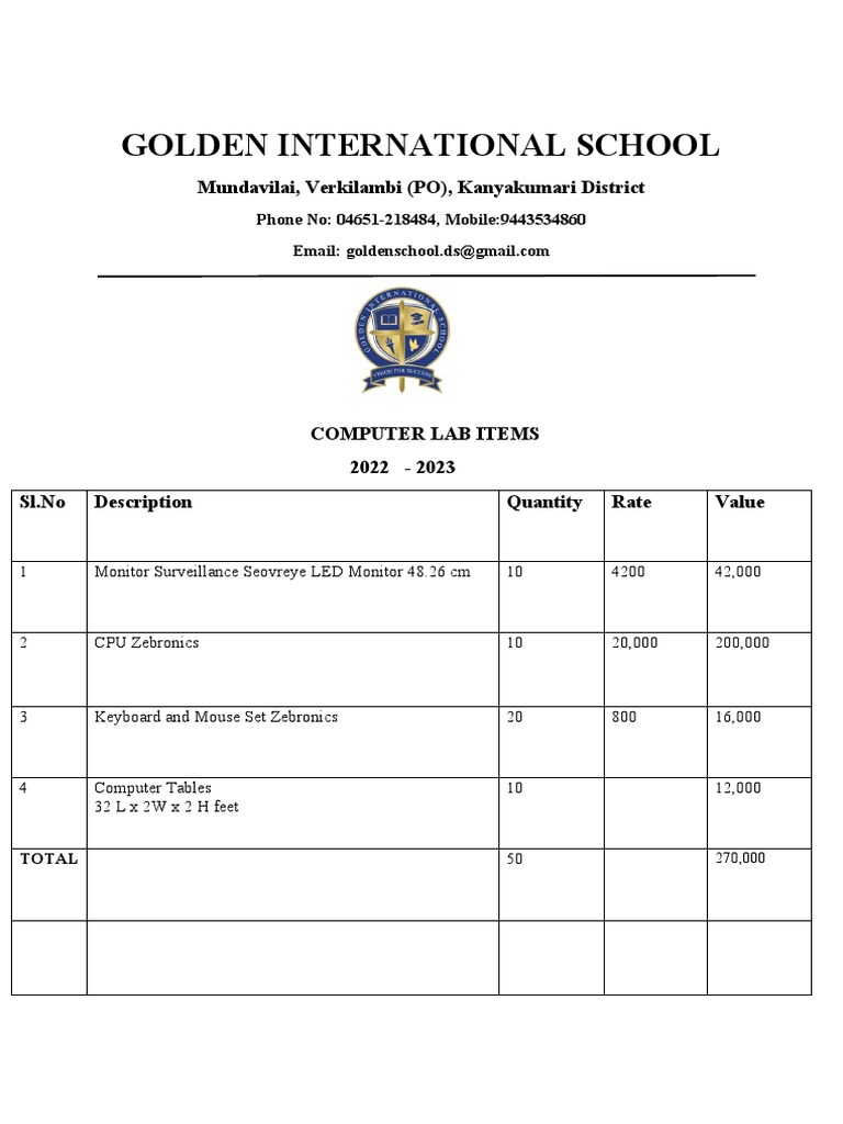 Computer Lab | PDF Computer Lab | PDF