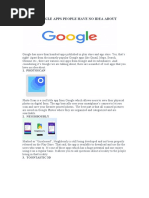 Google Apps List | PDF