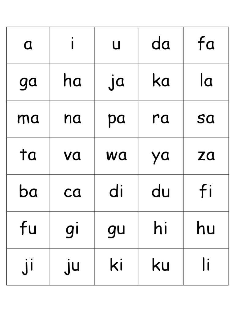 Flash Card Reading Pdf