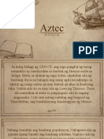 Ang Kabihasnang Aztec | PDF