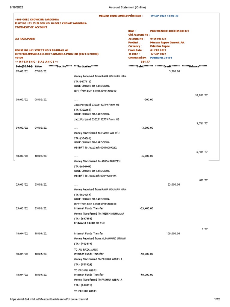 Account Statement (Online) | PDF | Financial Markets | Services (Economics)
