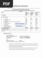 UON Government Sponsored Students Fees | PDF | Banks | Fee