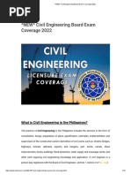 Ce Board Exam Coverage | PDF