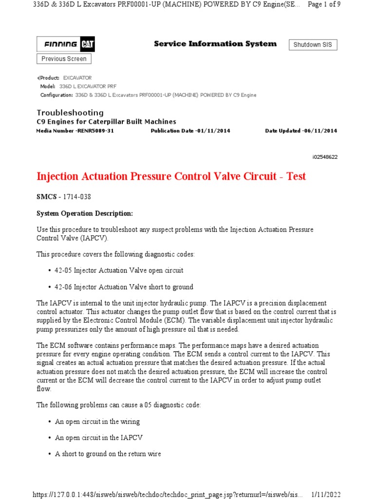 Injection Actuation Circuit | PDF | Electrical Connector | Fuel Injection