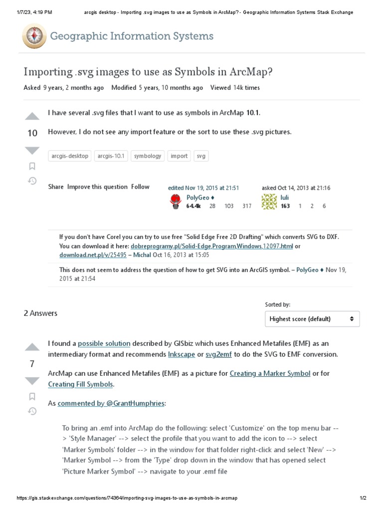 Arcgis Desktop - Importing .SVG Images To Use As Symbols in ArcMap - Geographic Information ...