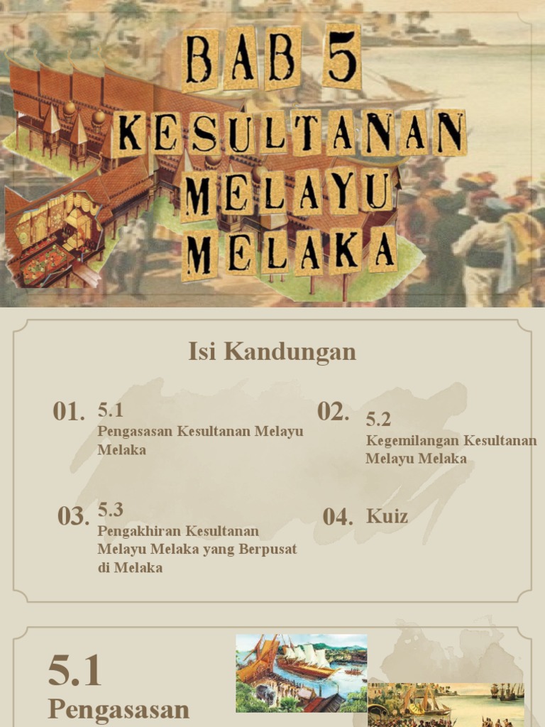 Sejarah - Tingkatan 2 - Bab 5 | PDF