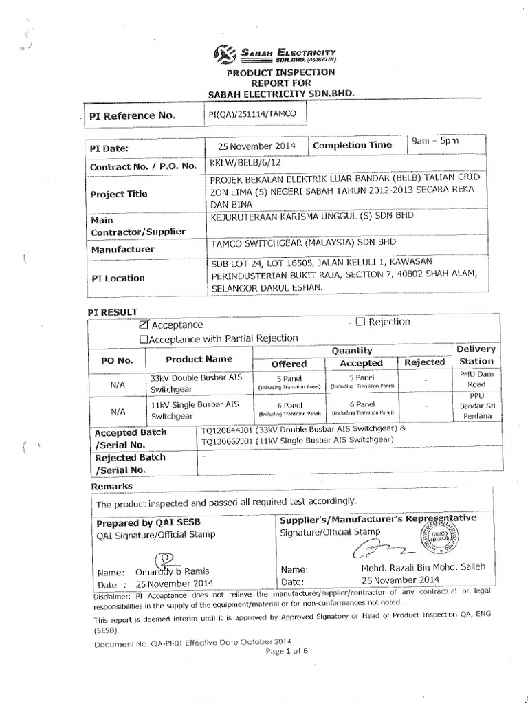 FAT 33kv Double Busbar AIS Switchgear & 11KV Single Busbar AIS ...