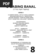 Ang Puso Ko'y Nagpupuri New Lyrics | PDF