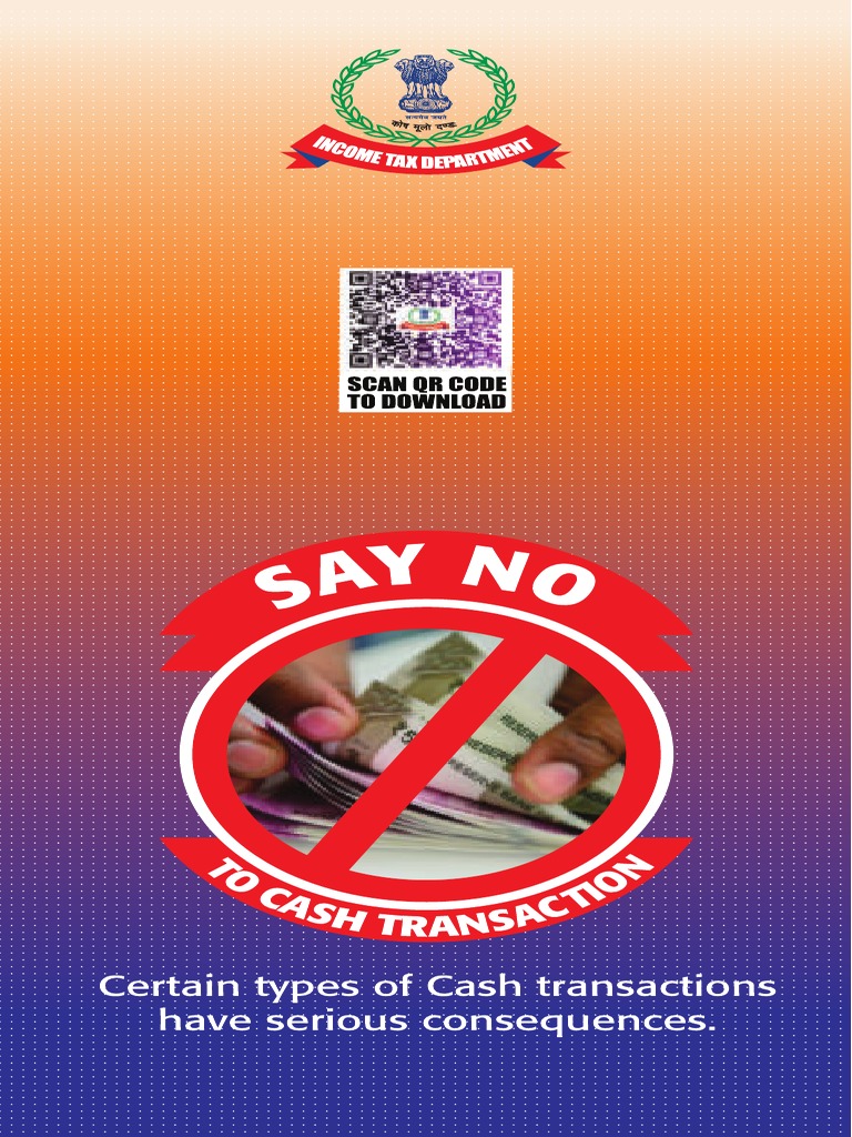 Say No To Cash Transaction | PDF