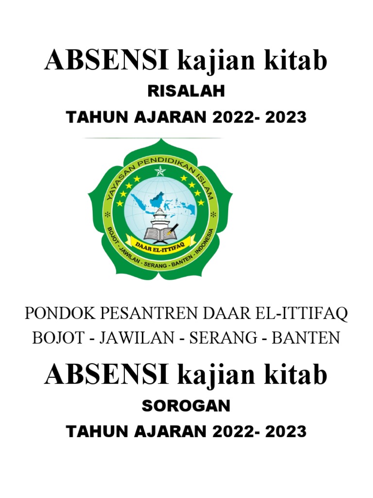 Absen Kitab Kuning | PDF