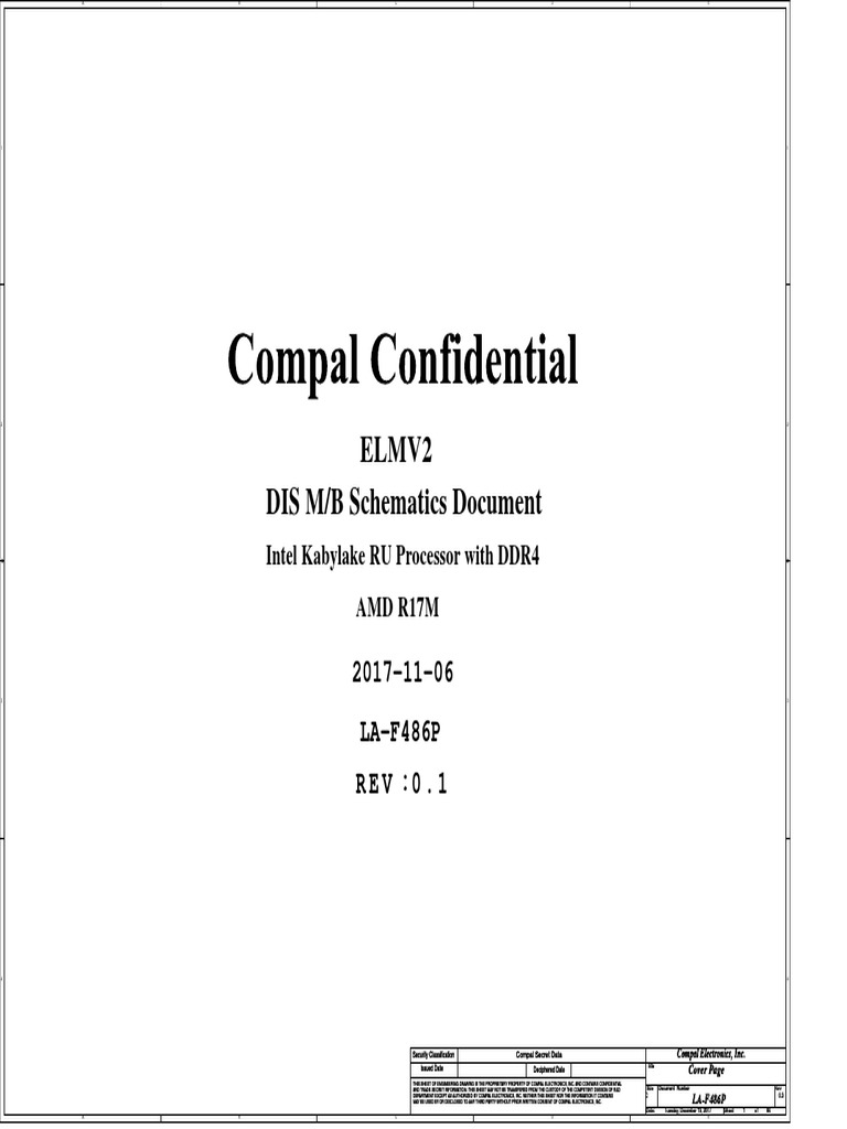 LA-F486P Elmv2 MB r03 | PDF | Solid State Drive | Computer Engineering