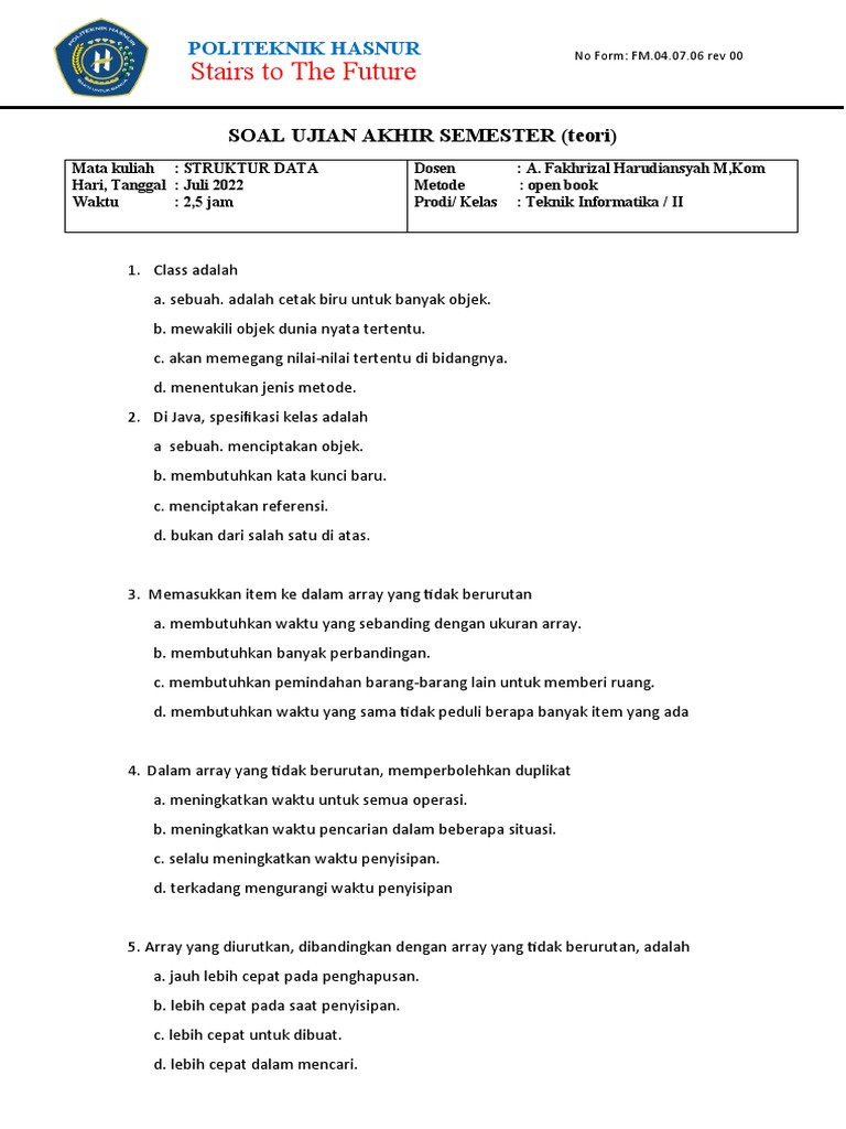 UAS Struktur Data | PDF