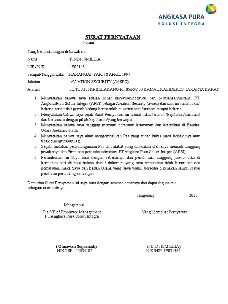 SP Anggota Apsi New 2 | PDF