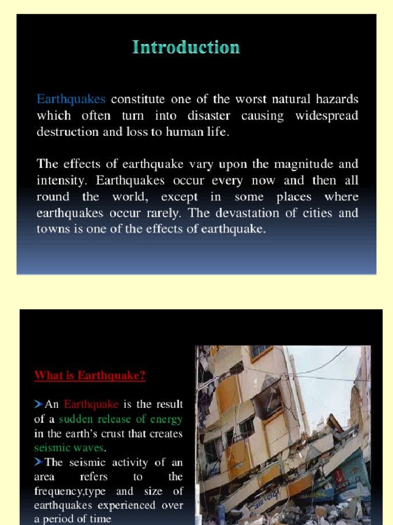 Earthquake Grade 8 | PDF | Earthquakes | Moment Magnitude Scale