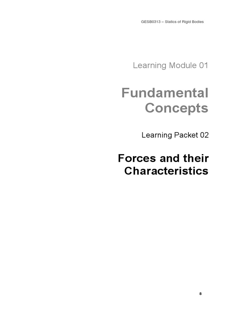 Forces and Their Characteristics | PDF | Force | Euclidean Vector