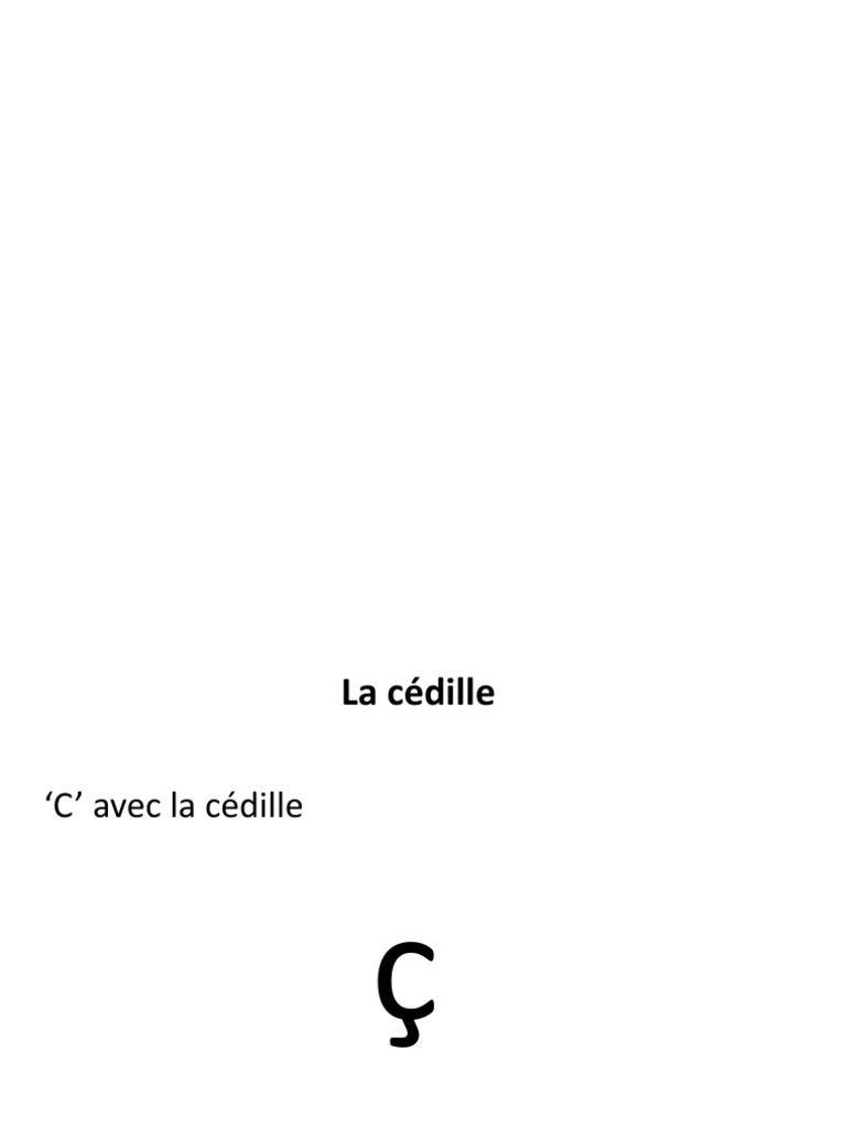 La Cedille | PDF