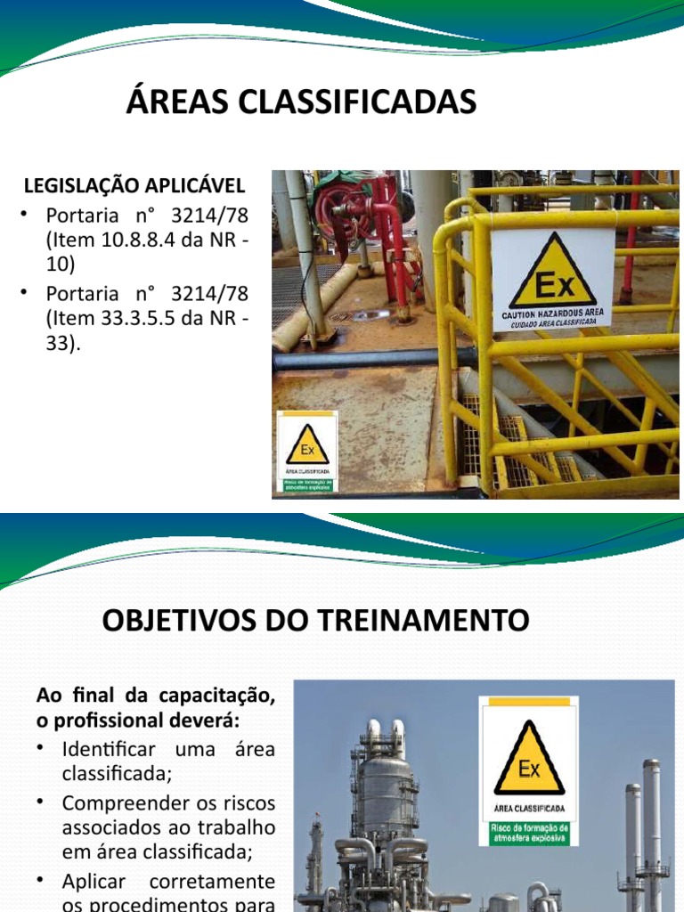 Treinamento em Áreas Classificadas | PDF | Combustão | Benzeno