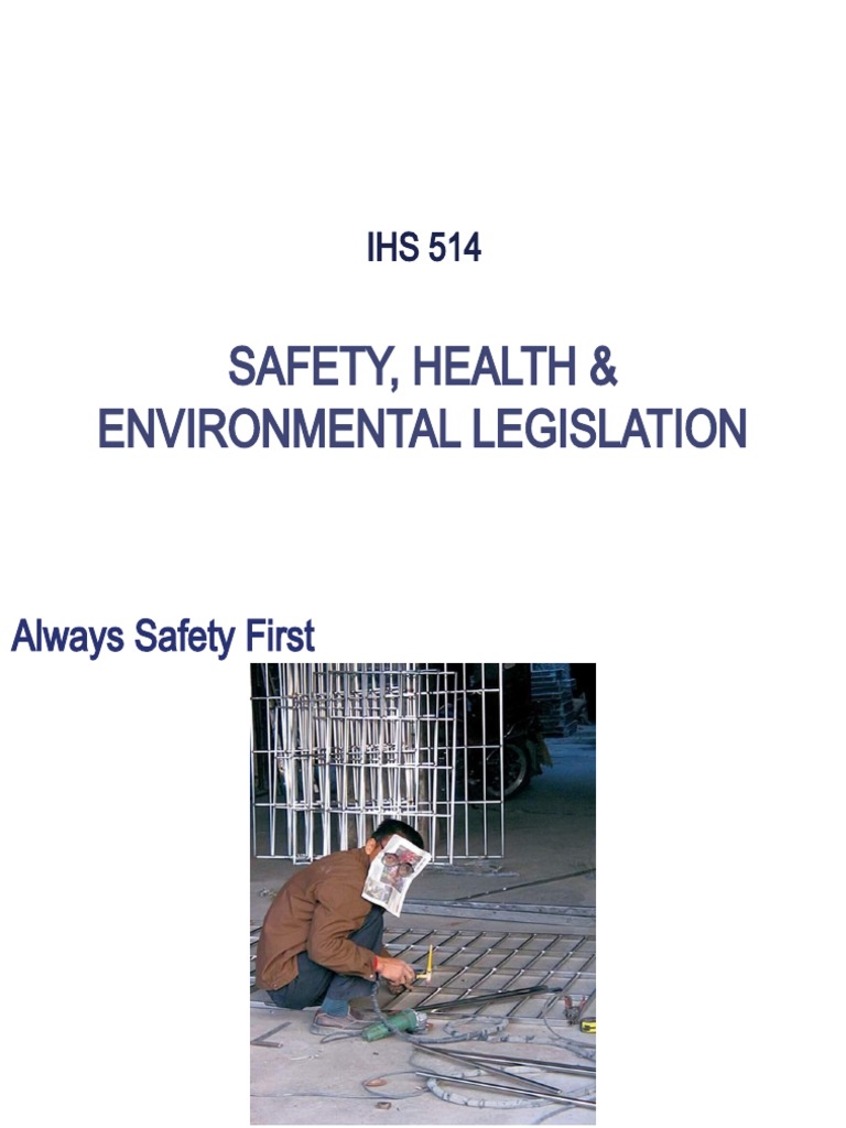 Topic 02 - ILO, IsO Etc | PDF | Occupational Safety And Health ...