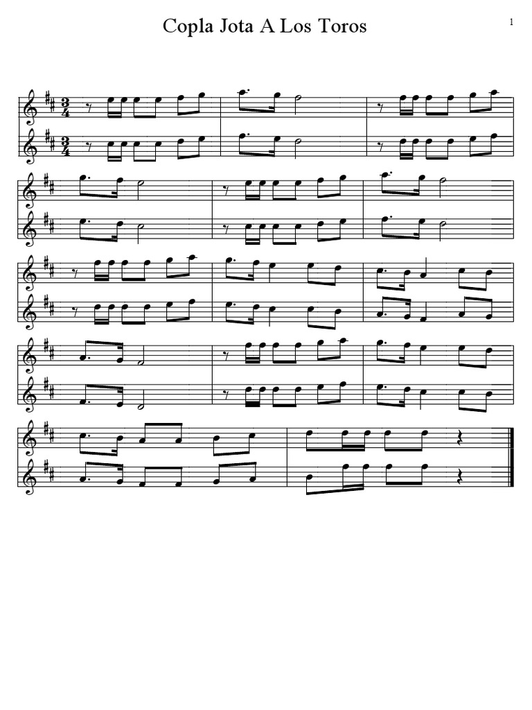 Copla A Los Toros | PDF