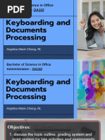 Module in Keyboarding | PDF | Typefaces | Computer Keyboard