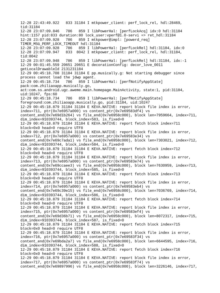 Performance Lock and Error Logs Analysis | PDF | Algorithms | Computer ...