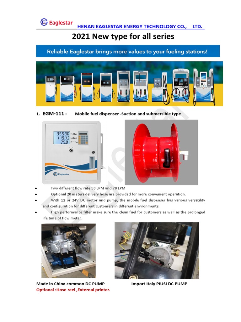 2021 New type fuel dispenser and details | PDF | Pump | Equipment