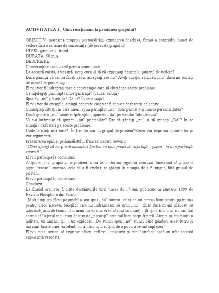 Activitati III | PDF