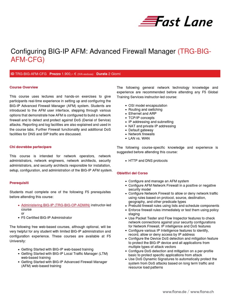 Fast - Lane F5 NETWORKS - CONFIGURING BIG IP ADVANCED WAF | PDF ...