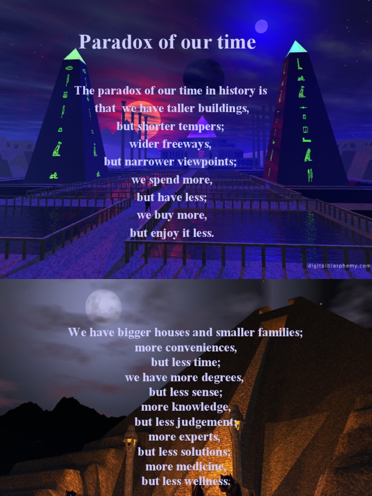 The Paradox of Time | PDF | Philosophy | Foreign Language Studies