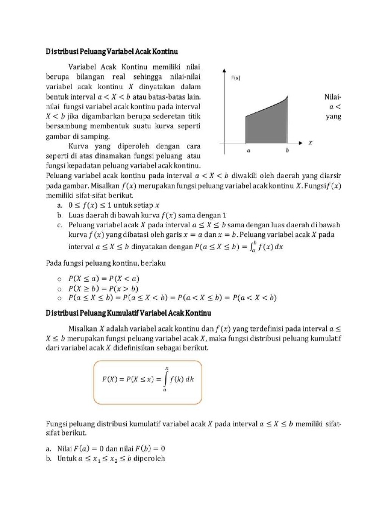 PDF Distribusi Normal Matematika Peminatan Kelas Xii Program Mipa Compress | PDF