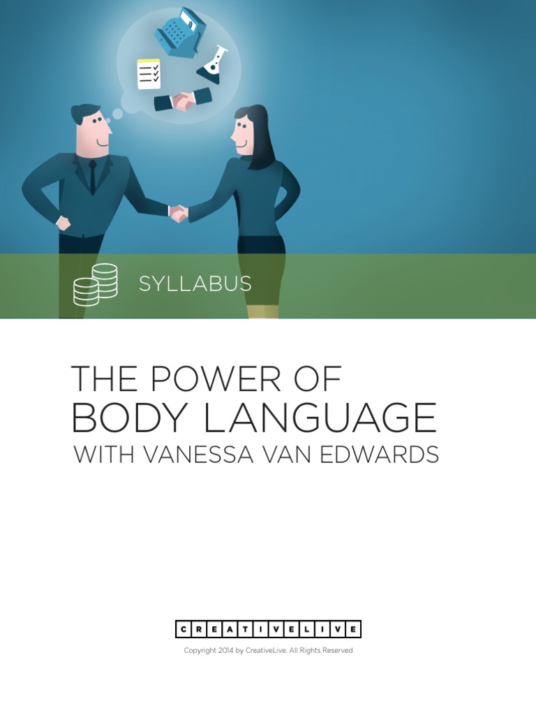 The Power of Body Language Syllabus | PDF | Body Language | Nonverbal ...