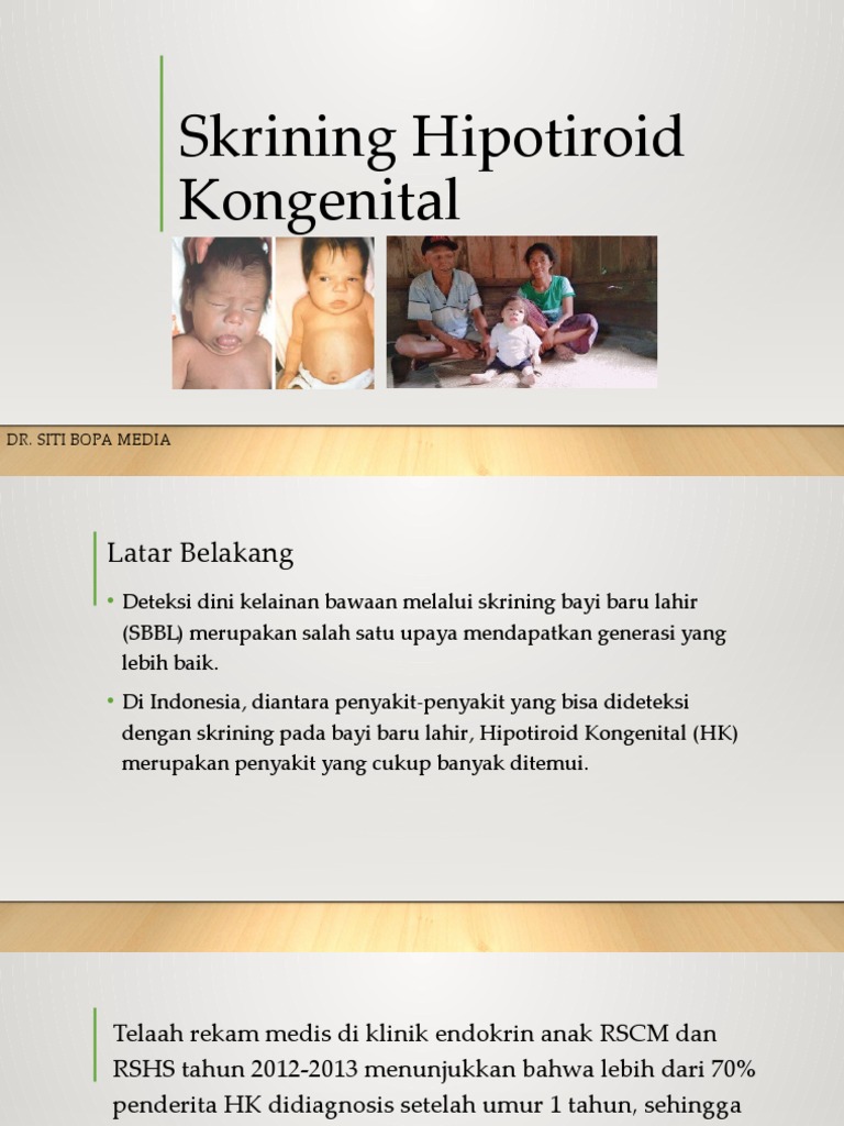 Skrining Hipotiroid Kongenital | PDF